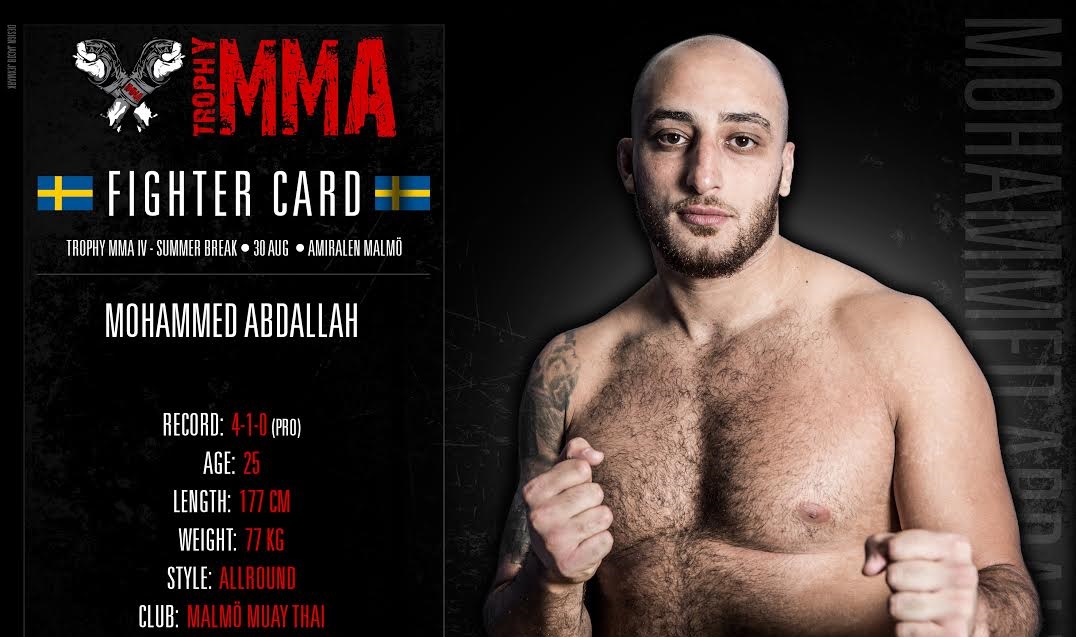 Trophy MMA IV: Mohammed Abdallah klar för match - Kimura
