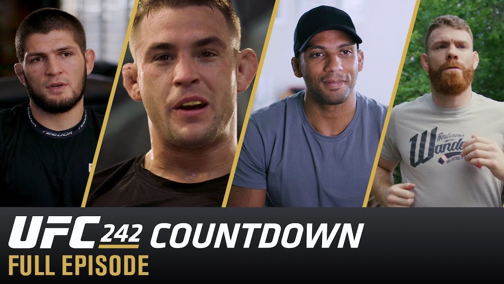 UFC 242 Khabib vs Poirier : Countdown och matchkort