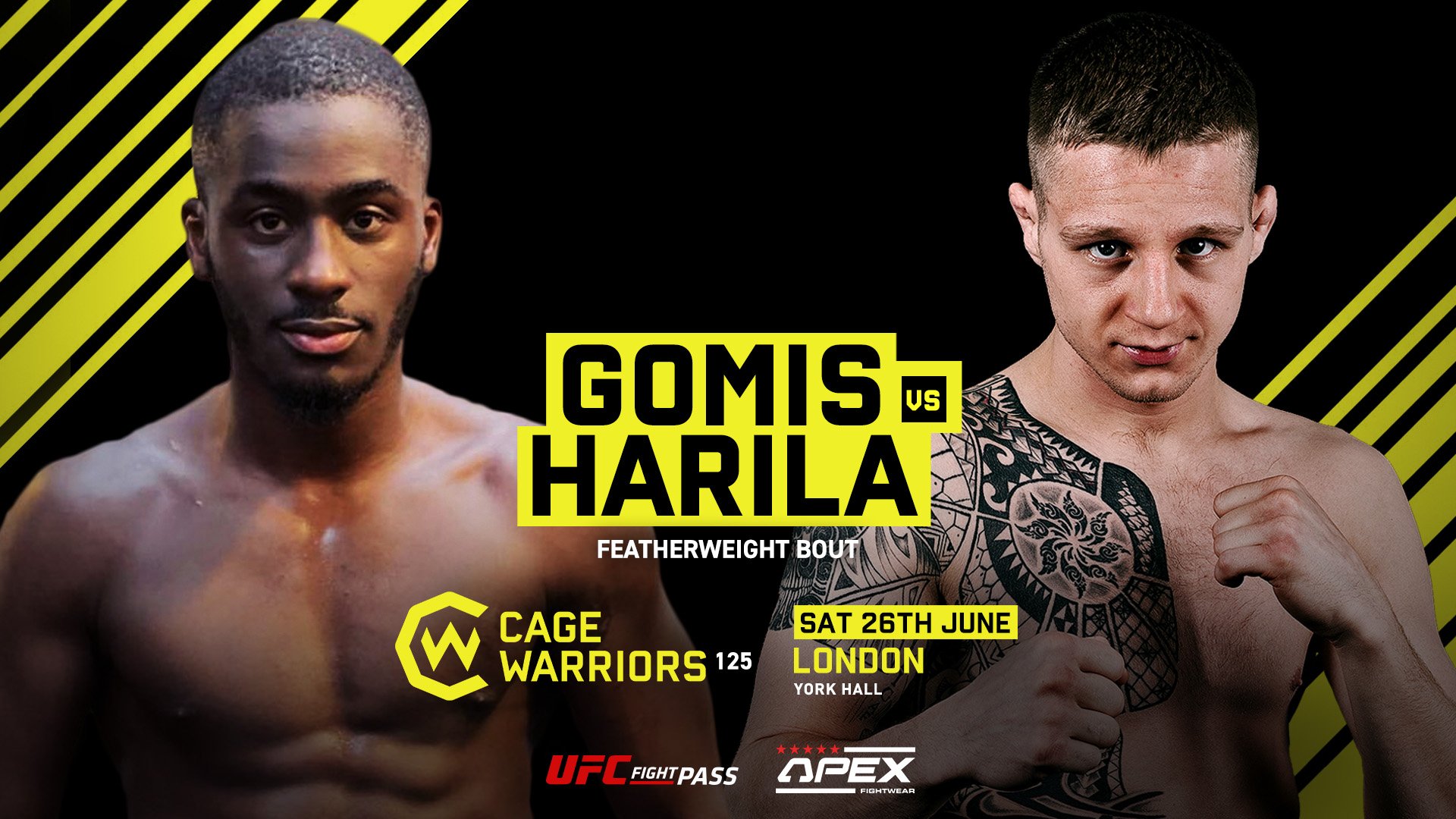 Tobias Harila klar för match i Cage Warriors - möter debutant den 26 juni!