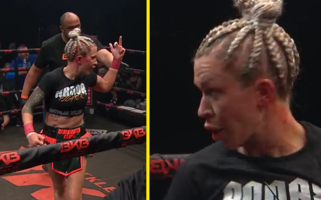 Mathilda Wilson går match i världens tuffaste sport på svensk mark