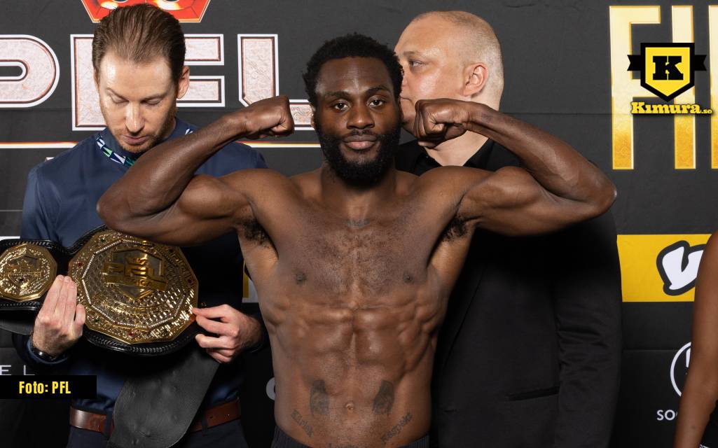 Svenske Wasiu Adeshina vinner finalen och en miljon i PFL Afrika